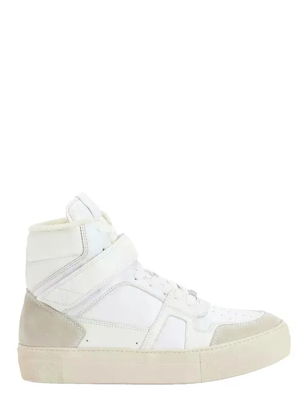 AMI Paris De Coeur High-top Sneakers - White