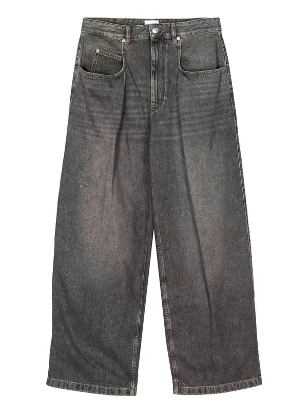 Isabel Marant Janael Wide-leg Jeans - Grey