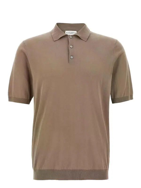 BALLANTYNE Short-sleeves Polo Shirt - Brown