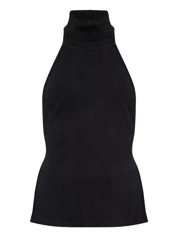 Cult Gaia Halterneck Top - Black