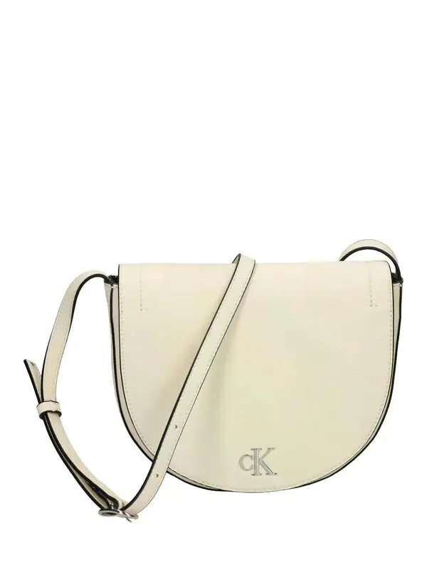 Calvin Klein Minimal Monogram Crossbody Bag - Neutrals