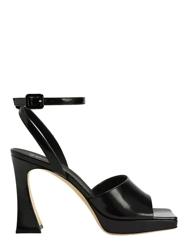 GIUSEPPE ZANOTTI Emiyle 100mm Leather Sandals - Black