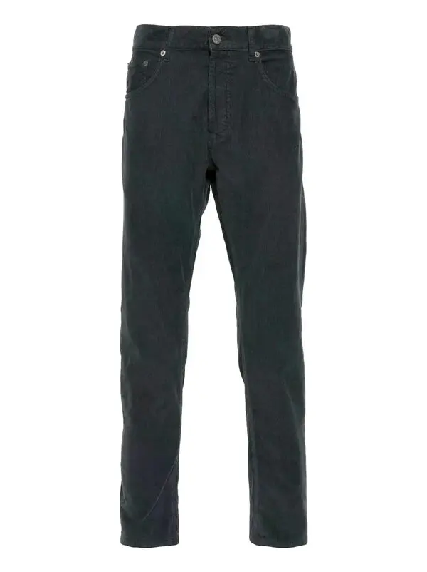 DONDUP Dian Mid-rise Slim-fit Trousers - Grey