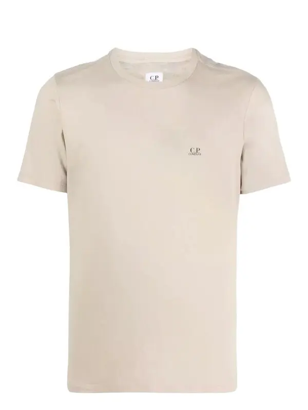 C.P. COMPANY Goggle Cotton T-shirt - Neutrals