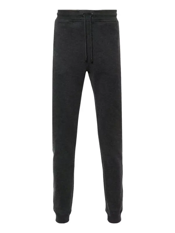 MOORER Norcia Fine-knit Track Pants - Grey