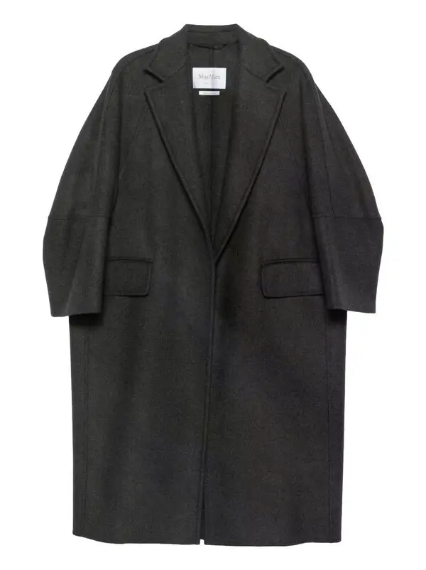 Max Mara Virgin Wool-blend Coat - Grey