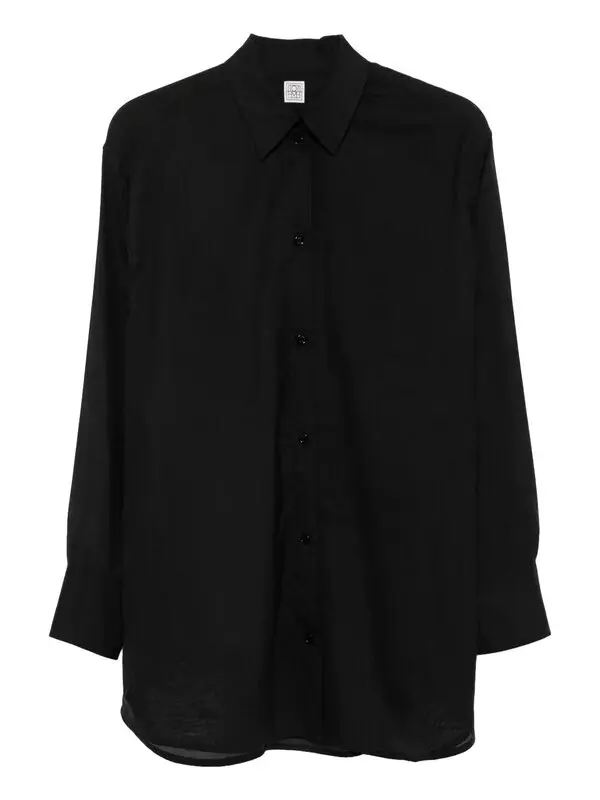 TOTEME Voile Shirt - Black