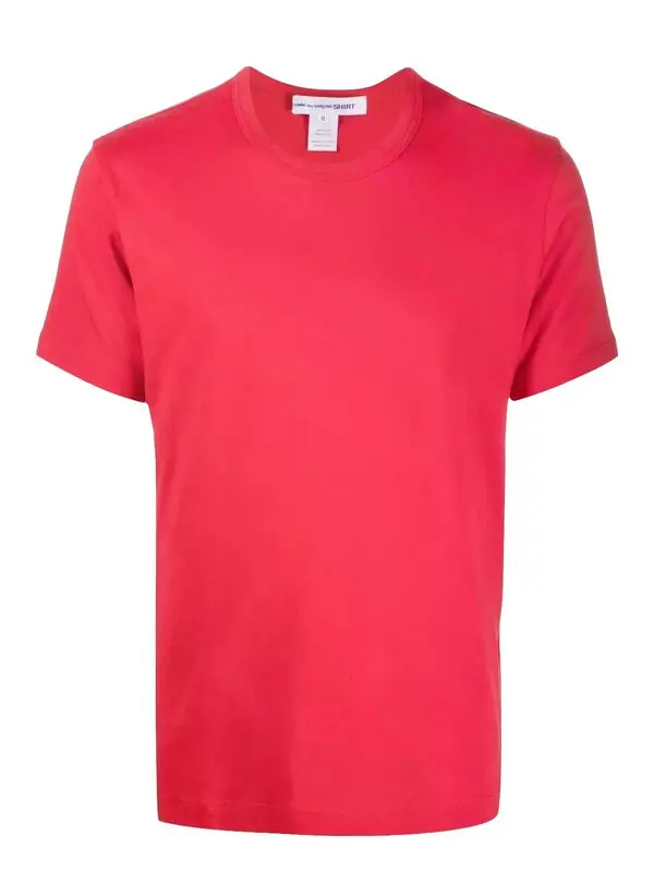 Comme Des Garçons Logo-print Cotton T-shirt - Red