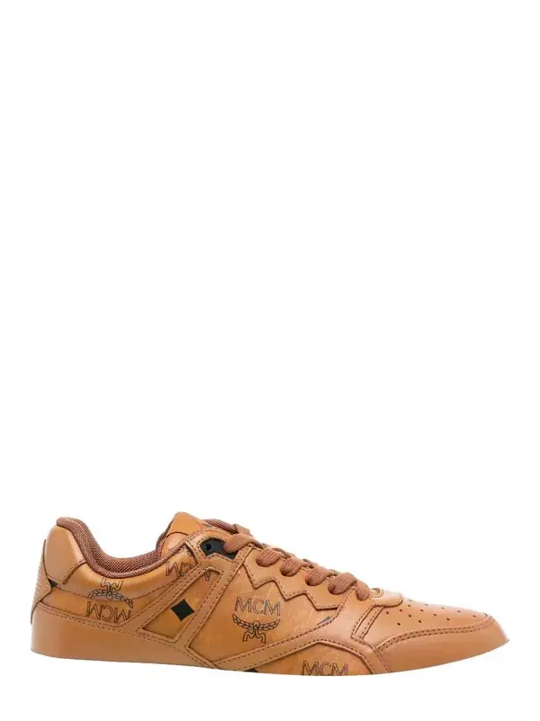 Mcm Neo Terrain Lo Canvas Sneakers - Brown