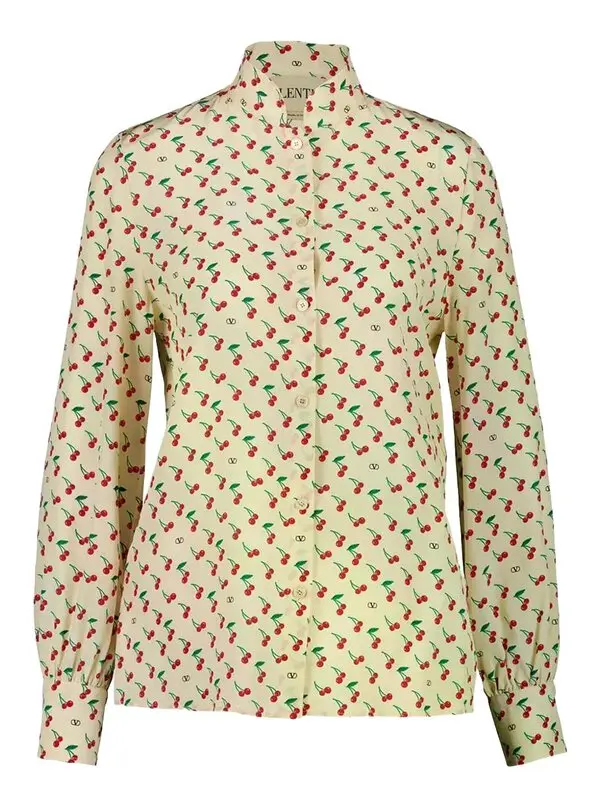 Valentino Garavani Printed Button-down Shirt - Neutrals