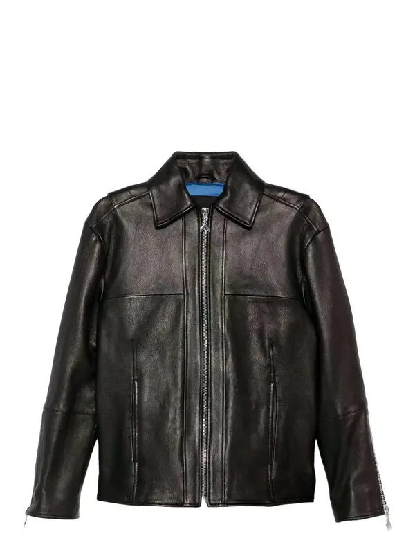 Patrizia Pepe Leather Jacket - Black