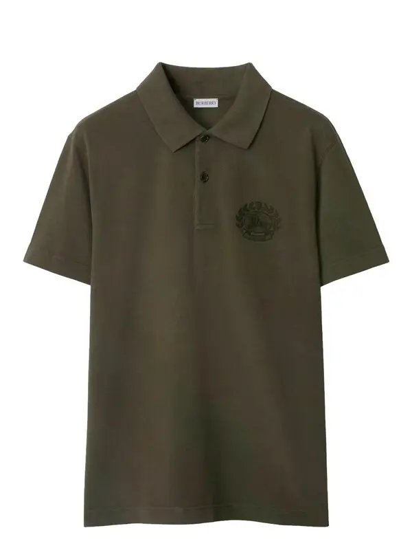 Burberry Ekd Cotton Polo Shirt - Green