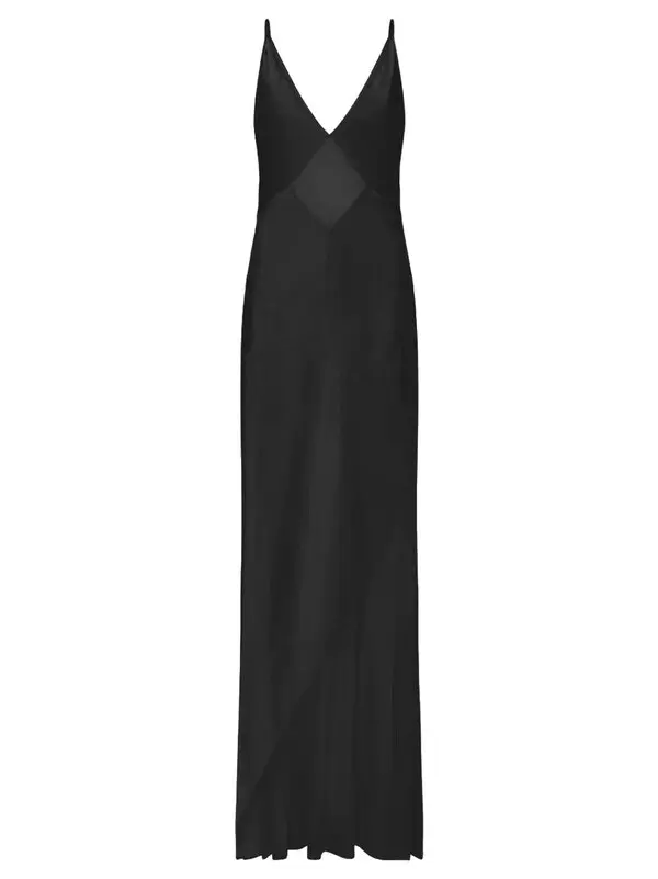 Rachel Gilbert Venus V-neck Gown - Black