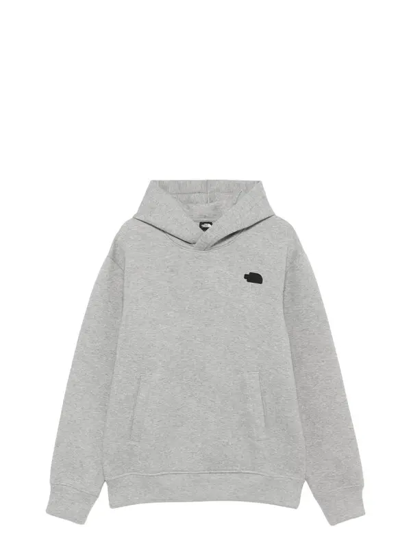 The North Face Rubberised-logo Hoodie - Grey