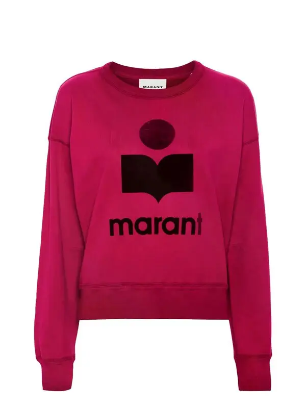 MARANT ETOILE Mobyli Logo-print Sweatshirt - Pink