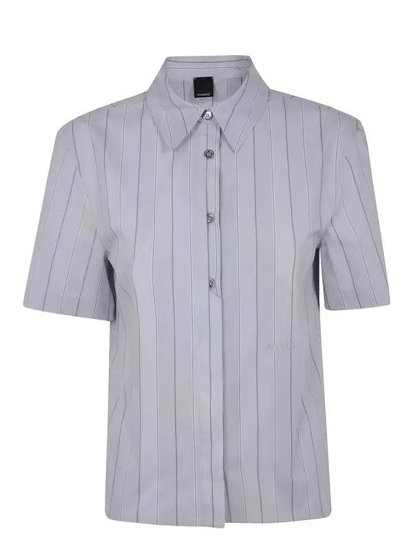Pinko Striped Shirt - Silver