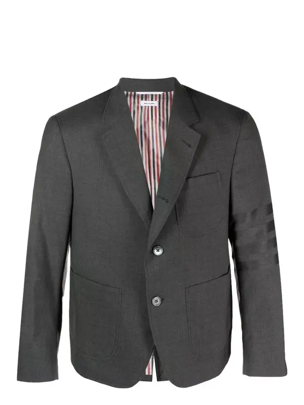 Thom Browne 4-bar Stripe Jacket - Grey