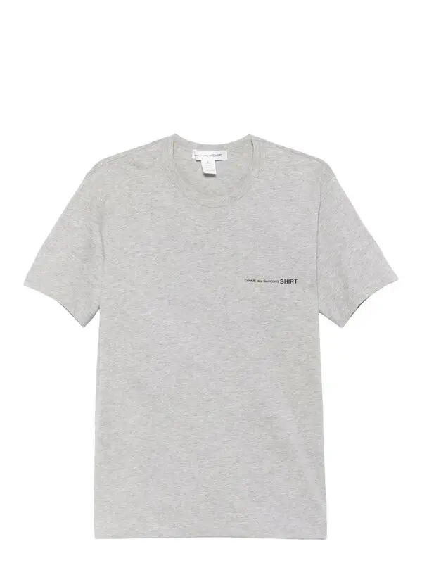 Comme Des Garçons Logo-print T-shirt - Grey