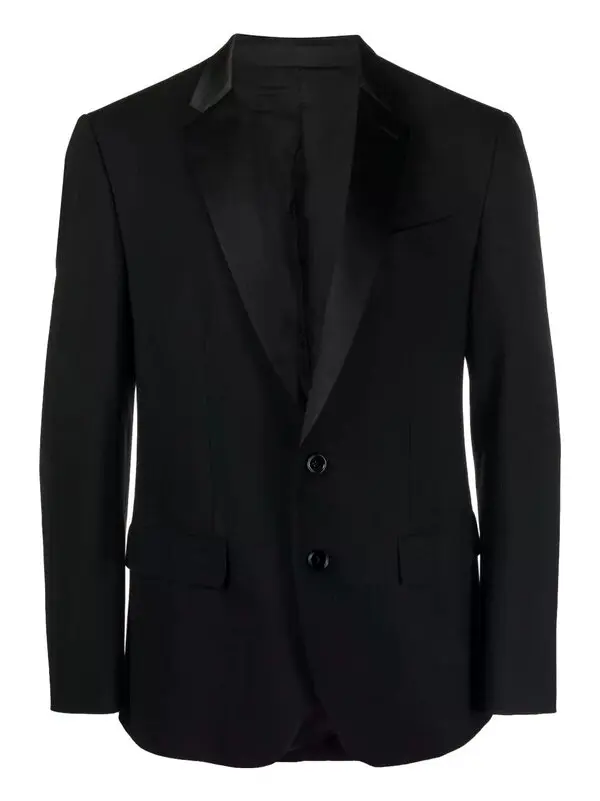 DONDUP Notched-lapel Single-breast Blazer - Black
