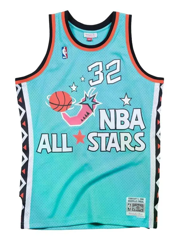 Mitchell & Ness Shaq O'neal Nba All-star 1996 Swingman Vest - Blue