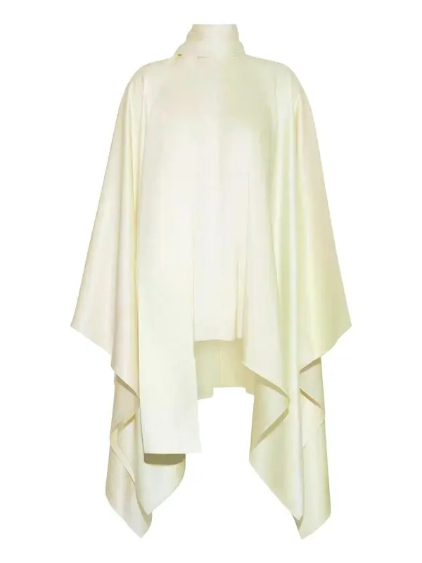 Adam Lippes Silk Blouse With Attached Scarf - Neutrals