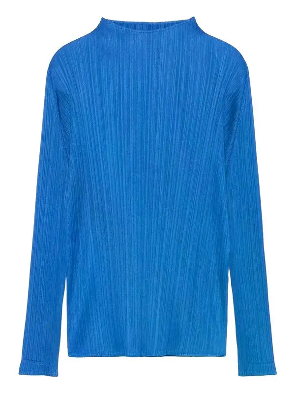 Issey Miyake Plissé Top - Blue