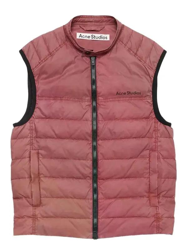Acne Studios Logo-print Gilet - Red