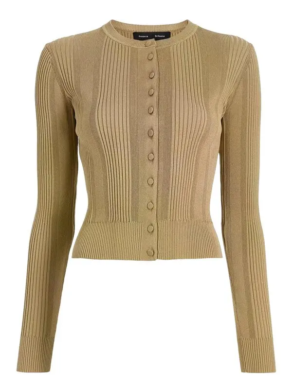 Proenza Schouler Currin Cardigan - Neutrals