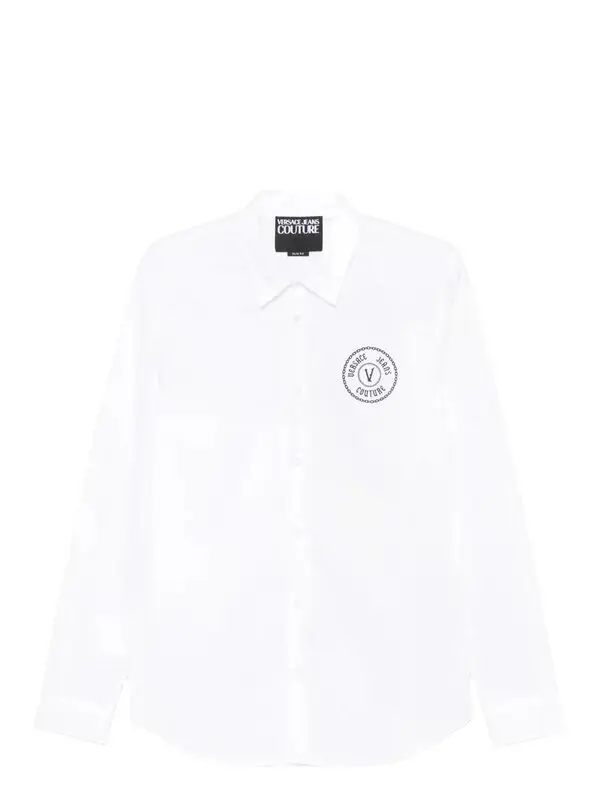 Versace Chain V-emblem Shirt - White