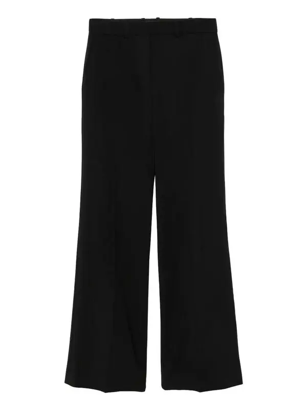 JOSEPH Morissey Flared Trousers - Black
