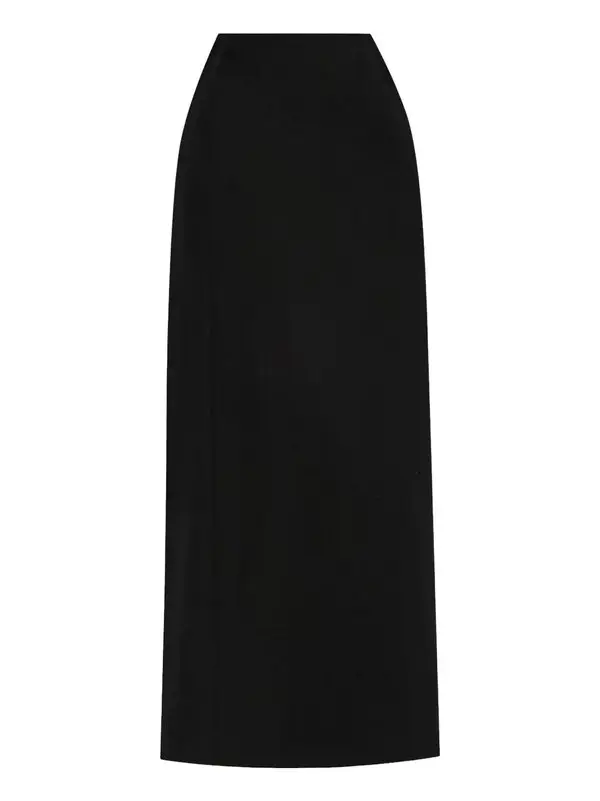 Balenciaga Wool Maxi Skirt - Black