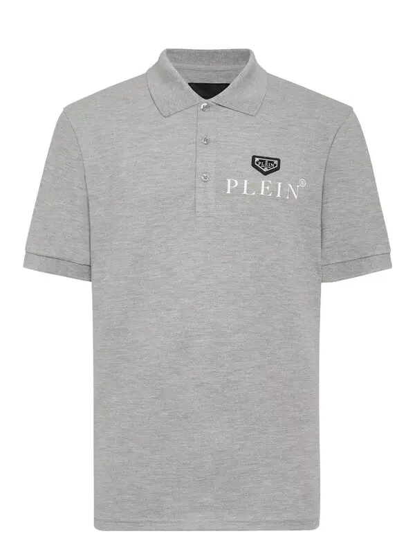 Philipp Plein Iconic Polo Shirt - Grey