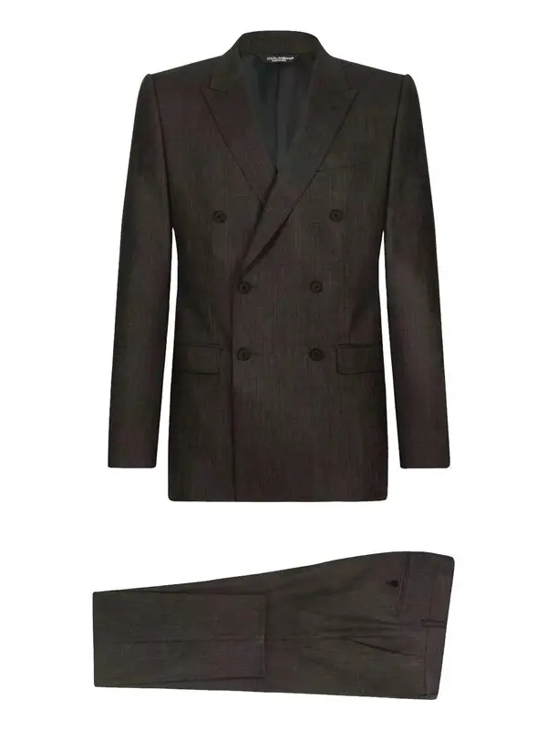 Dolce & Gabbana Double-breasted Martini Suit - Grey