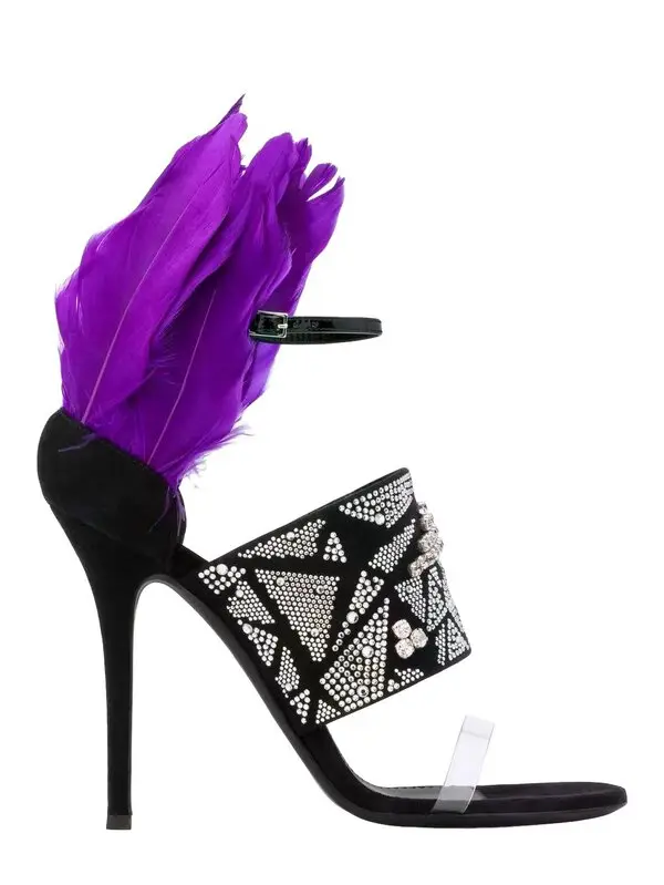 GIUSEPPE ZANOTTI Talia High Heel Sandals - Black