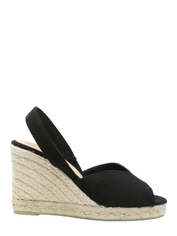 CastaÑer 90mm Brisa Espadrilles - Black