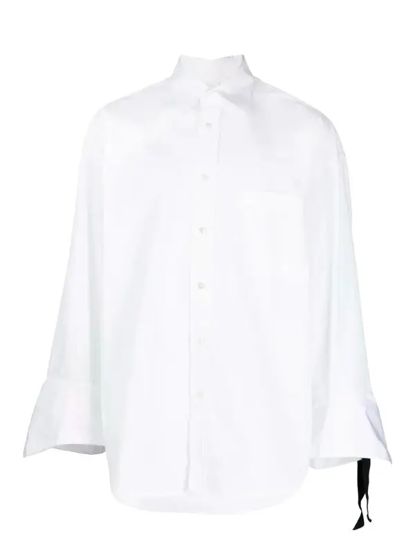 MARINA YEE Oversized String Shirt - White