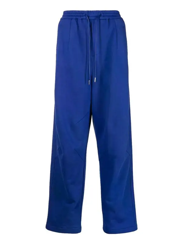 JUUN.J Drawstring Cotton Trousers - Blue