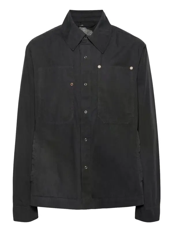 OBJECTS IV LIFE Shell Cotton Shirt Jacket - Grey