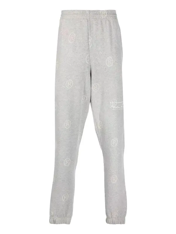 Martine Rose All-over Logo-print Track Pants - Grey