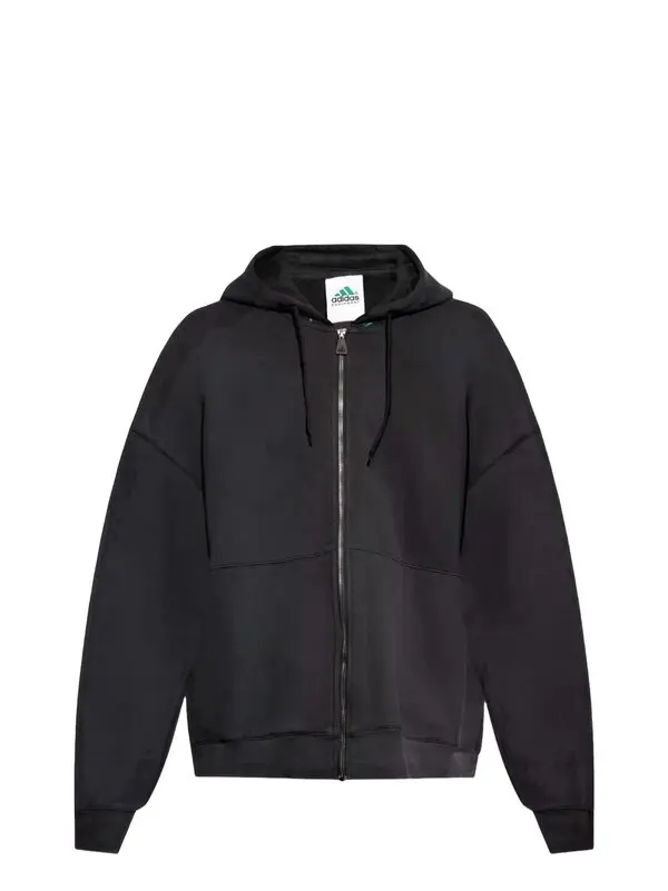 Adidas Fleece Zip-up Hoodie - Black