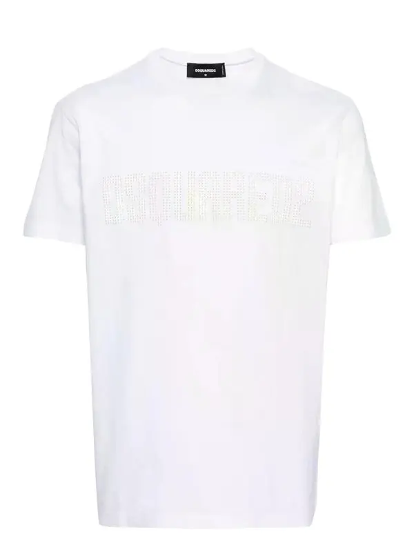Dsquared2 Logo-appliqué Cotton T-shirt - White
