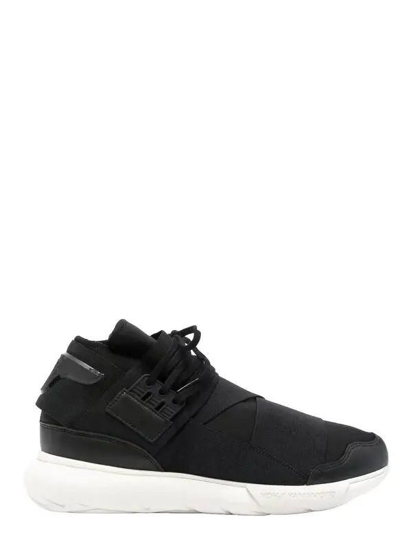 Y3 Qasa Mid-top Sneakers - Black