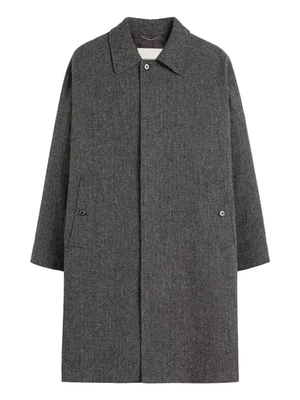 Mackintosh Belford Wool Coat - Grey