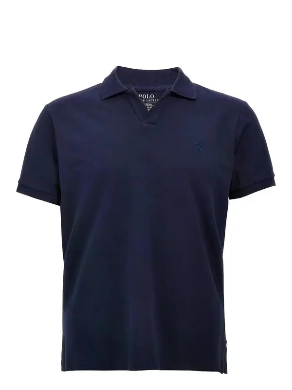 Polo Ralph Lauren Embroidered Polo Shirt - Blue