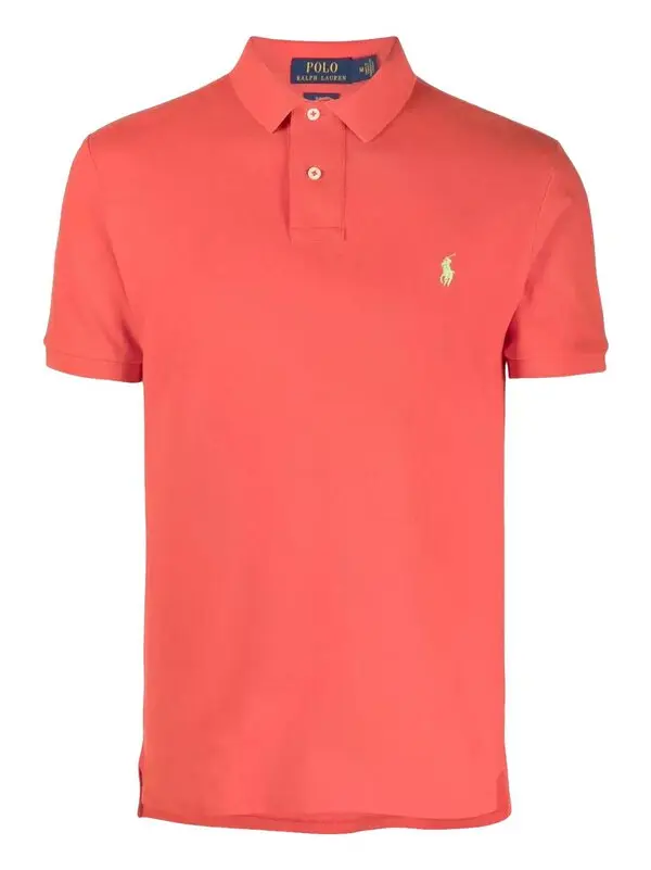 Polo Ralph Lauren Embroidered Logo Polo Shirt - Red