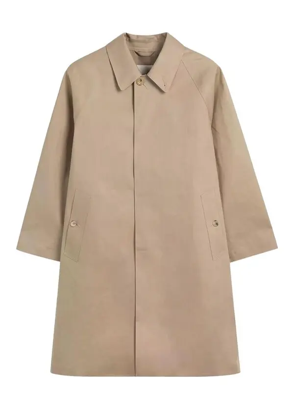 Mackintosh Lauder Single-breasted Coat - Neutrals