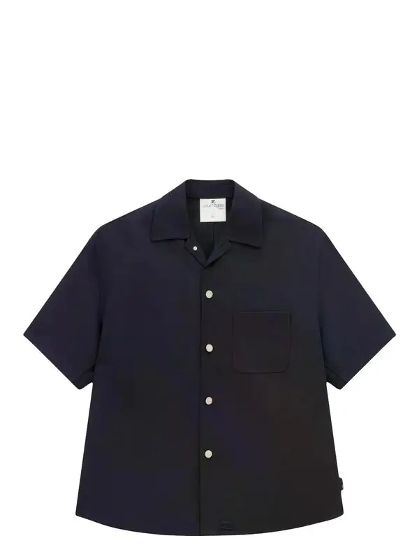 COURREGES Skater Retro Twill Shirt - Blue