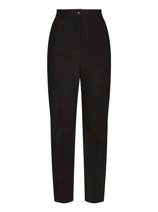 Dolce & Gabbana Tuxedo-band Tailored Trousers - Black