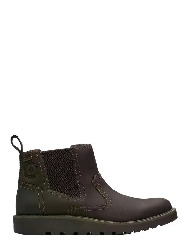 Clarks Hinsdale Up Leather Boots - Brown