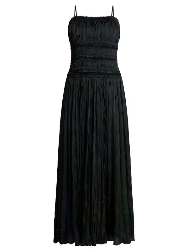 Aje Ruched-detailing Midi Dress - Black